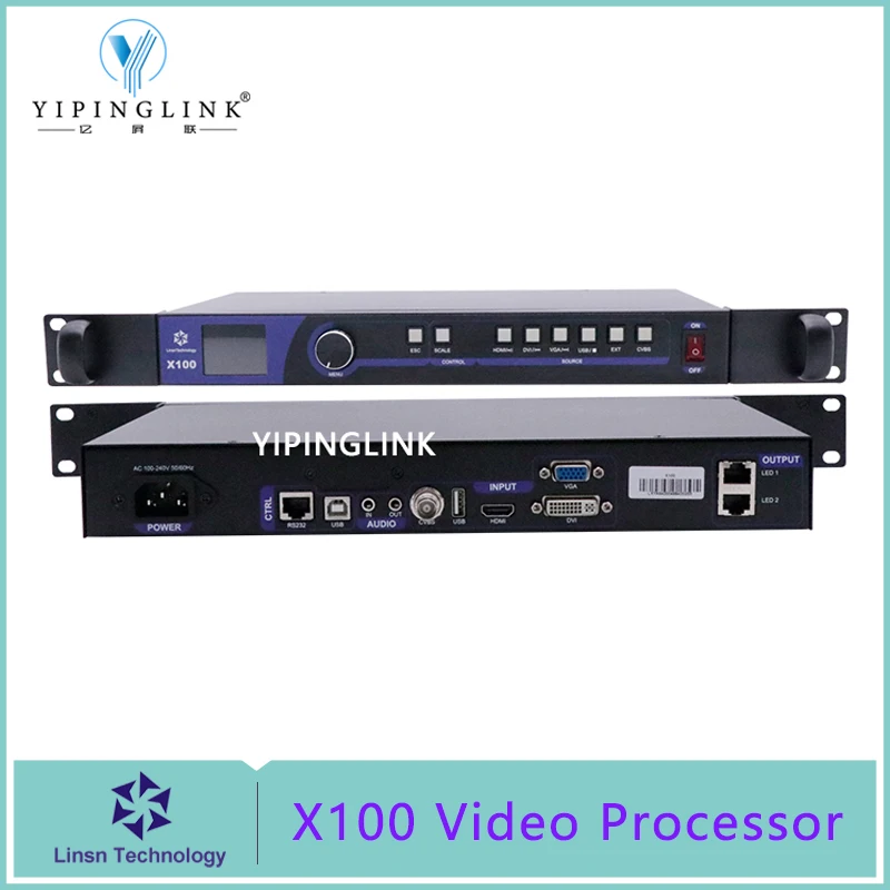 Купить Аксессуары и запчасти | LINSN X100 video processor HDMI DVI VGA CV input 11V-220V AC ...