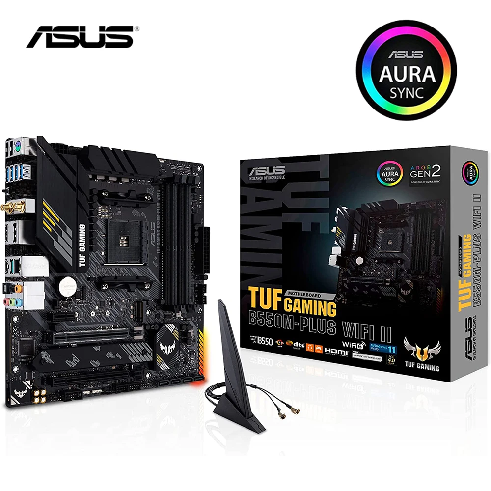 Купить Алиэкспресс | New ASUS TUF GAMING B550M PLUS (WI-FI) II Micro ...