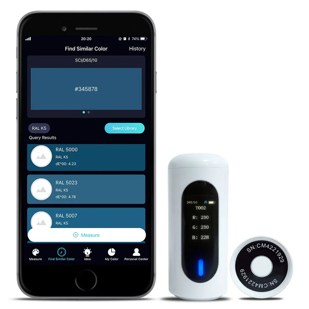 Купить Алиэкспресс | Portable 45/0 Colorimeter, Measuring Color ...