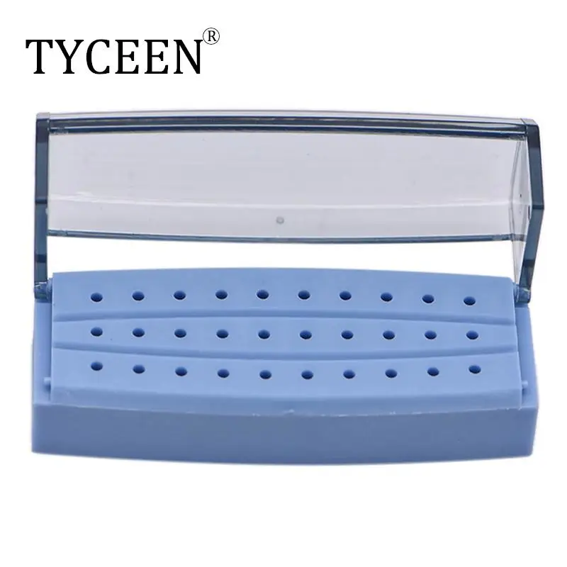Купить Гигиена полости рта | 30 Holes Dental Burs Drill Holder Plastic ...