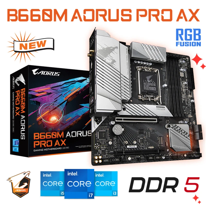 Купить Алиэкспресс | Gigabyte B660M AORUS PRO AX DDR5 Motherboard LGA ...