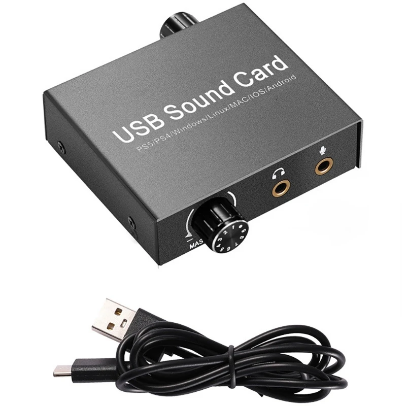Купить Алиэкспресс | USB Sound Card Headphone Adapter Soundcard for ...