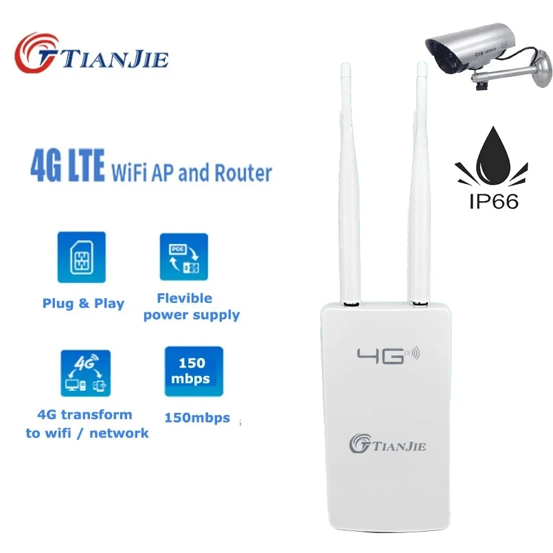 Купить Сети | TIANJIE 3G4G LTE FDD/TDD роутер wi fi Outdoor Unlocked ...