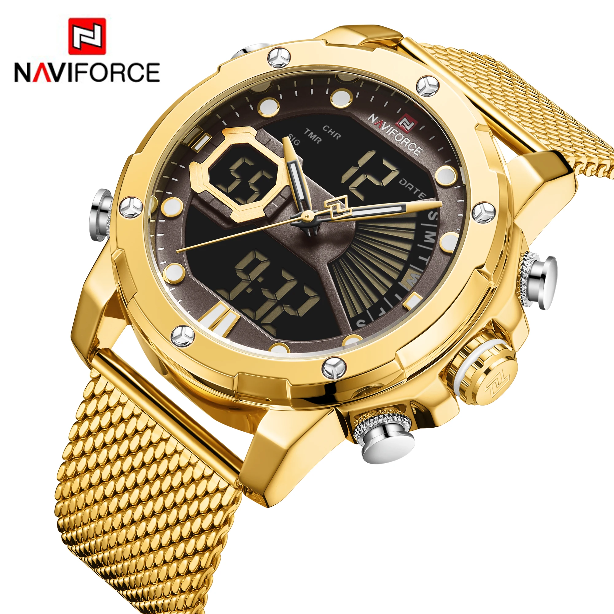 Купить Мужские часы | NAVIFORCE Original Watches For Men Luxury Brand ...
