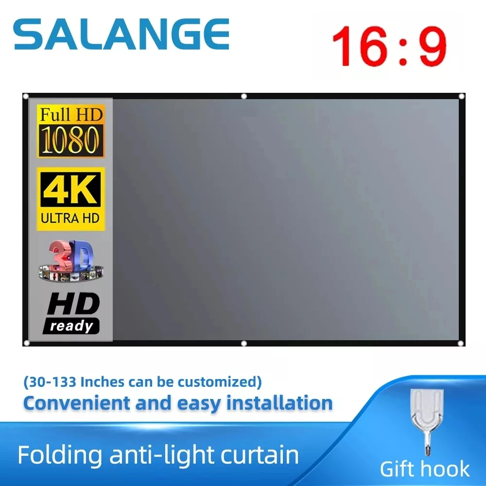 Купить Домашнее аудио и видео | Salange 16:9 Projector Screen 84 100 ...