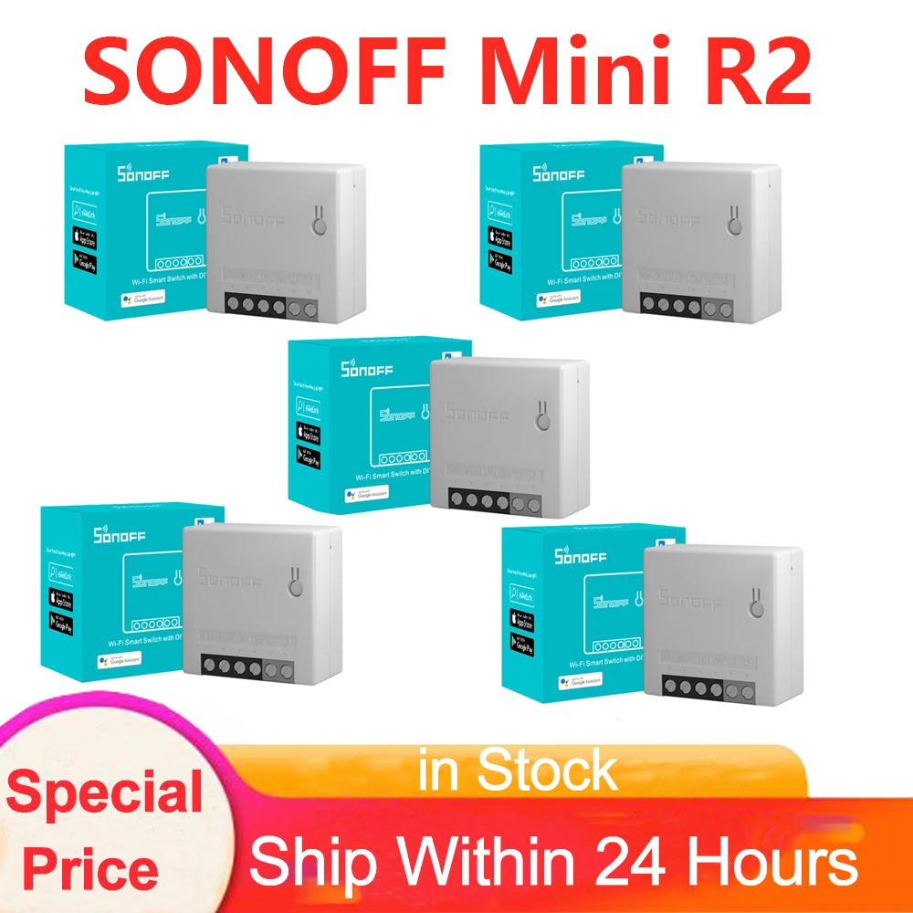 Купить Умная электроника | Sonoff Mini R2 Wifi Smart Switch MINIR2 2 ...