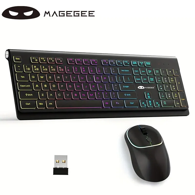 Купить Алиэкспресс | MageGee V650S Wireless Keyboard Mouse Combo, 2.4G ...