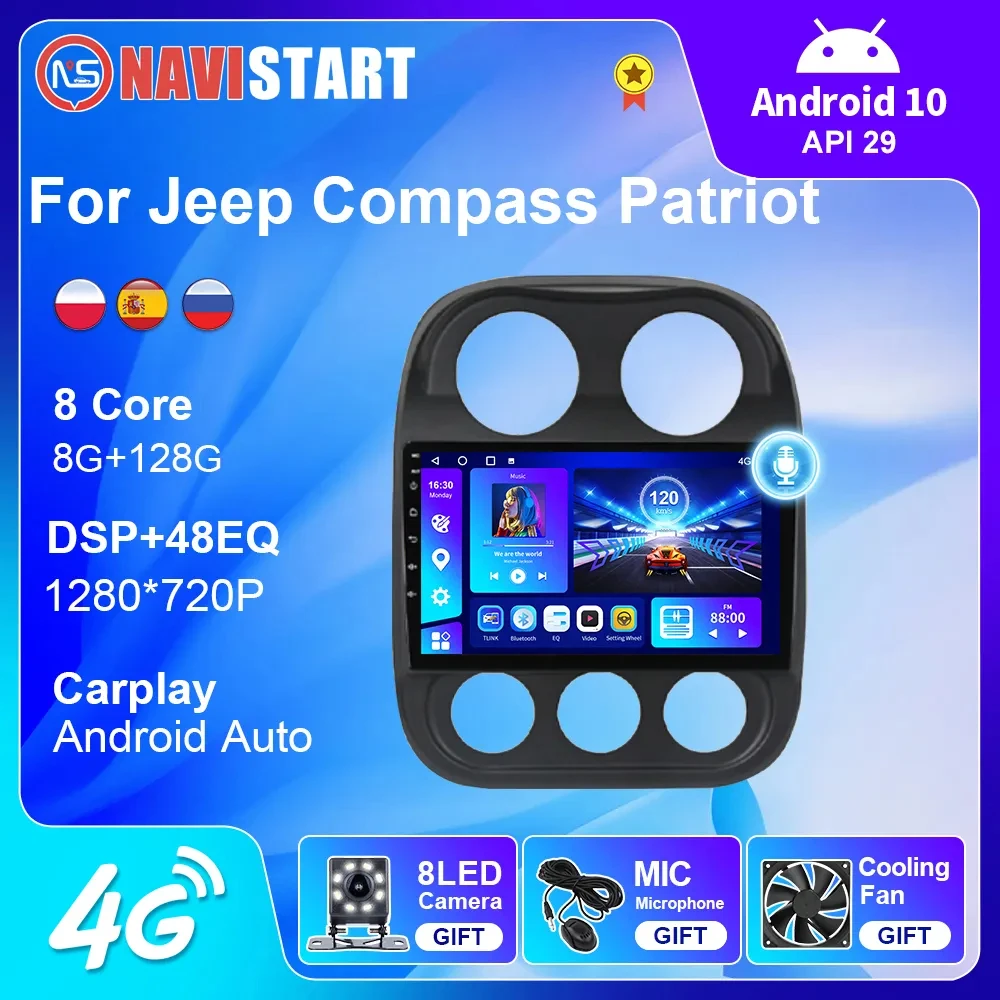 Купить Автомобильная электроника | NAVISTART Car Radio For Jeep Compass ...