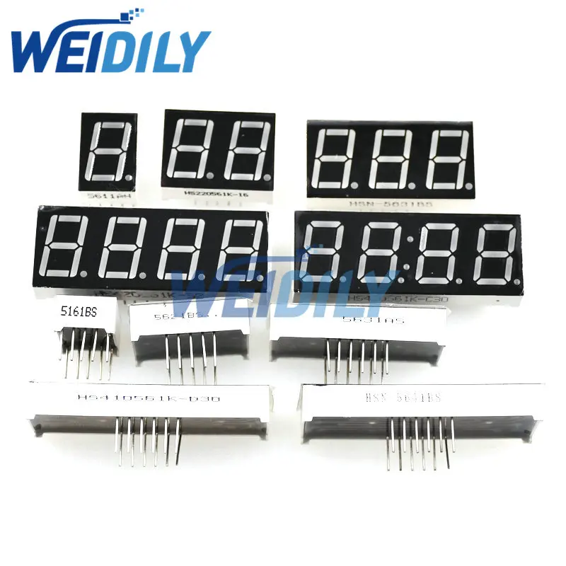 Купить Светодиодное освещение | 5PCS 0.56inch LED display 7 Segment 1 ...