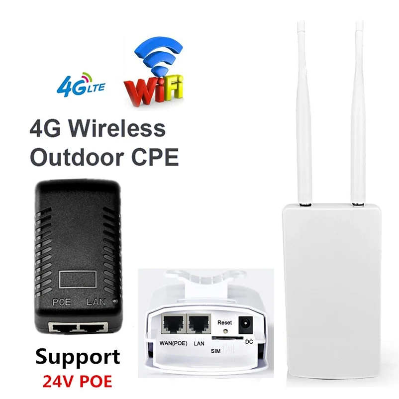 Купить Алиэкспресс | 4G 3G WIFI Router 24V POE Mobile Hotspot 4G WAN/LAN WIFI Broadband Gateway ...