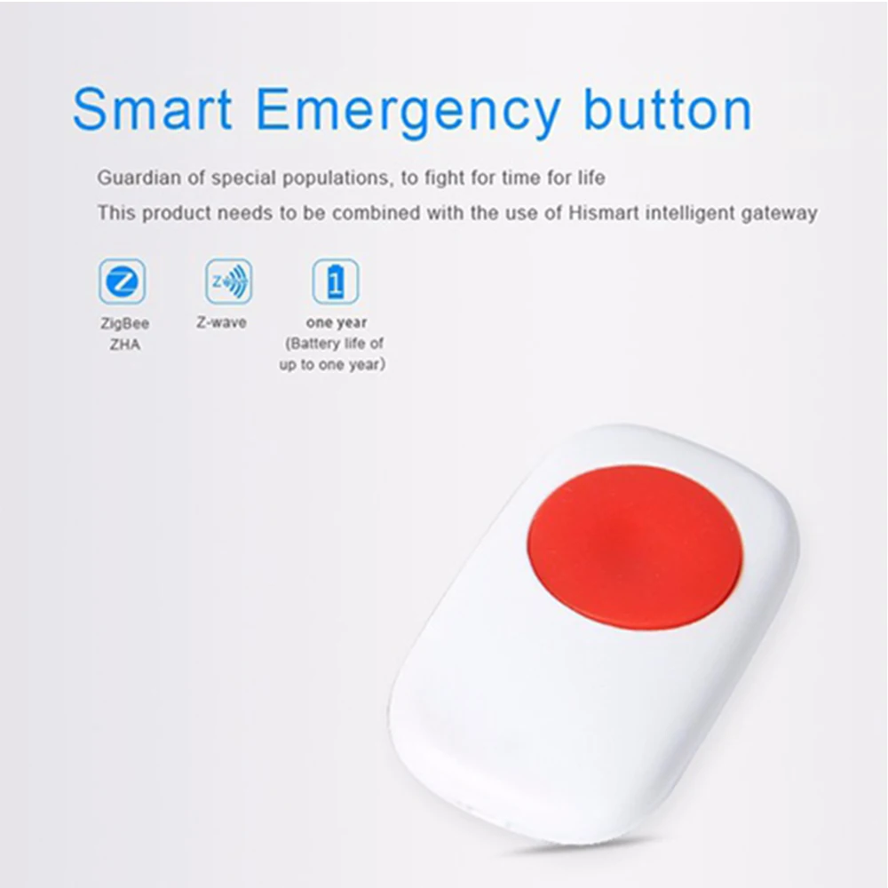 Купить Охранная сигнализация | Smart Emergency Button SOS Button Zigbee 3.0 Keyring Panic Switch ...