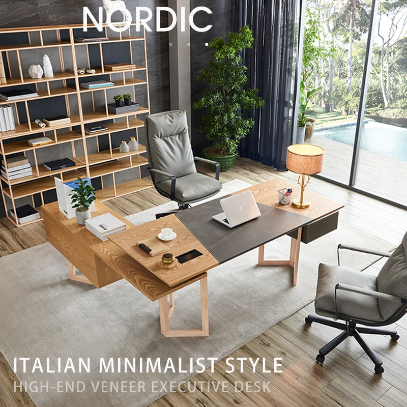 Купить Алиэкспресс | Japanese-style MUJI log wind solid wood boss table ...