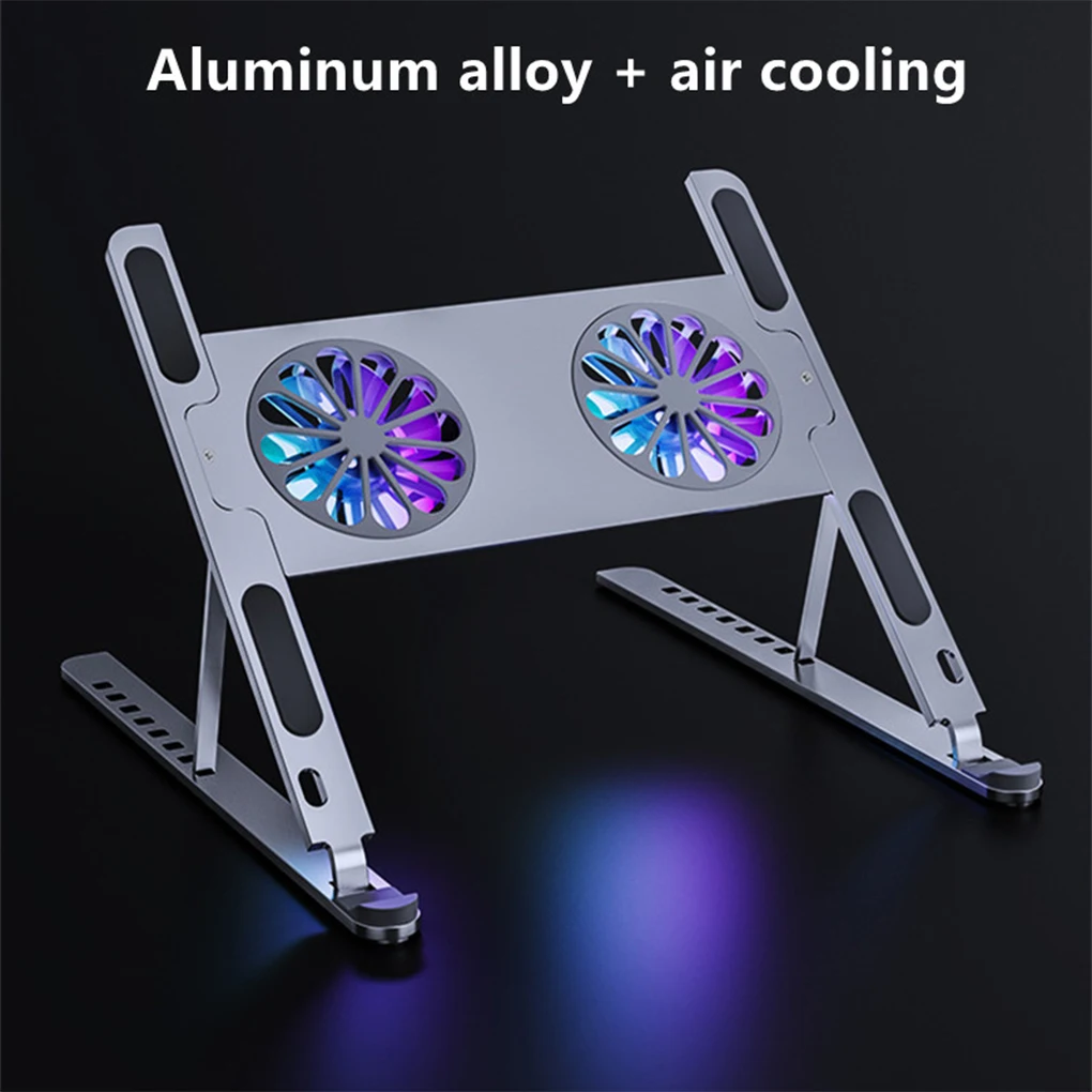 Купить Алиэкспресс | RGB Light Laptop Stand Cooling Fan Gaming Laptop ...