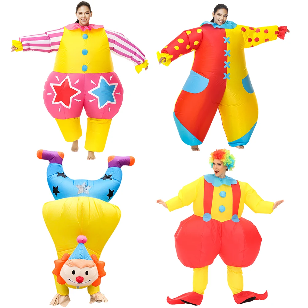 Купить Алиэкспресс | Adult Mascot Clown Inflatable Costume Anime Ballet ...