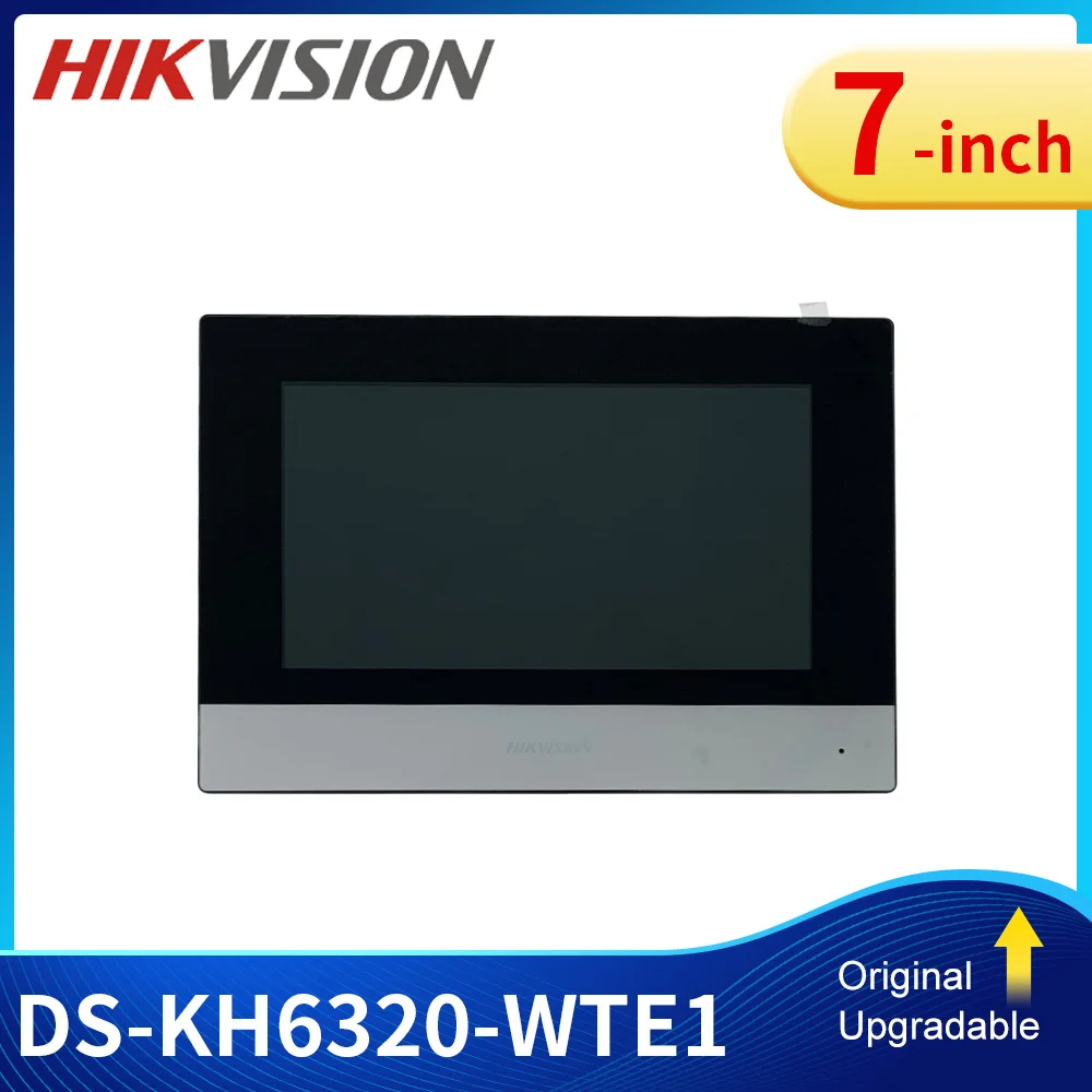 Купить Домофон | Hik DS-KH6320-WTE1 Indoor Monitor Wifi POE with 7-inch Screen , Video Intercom ...