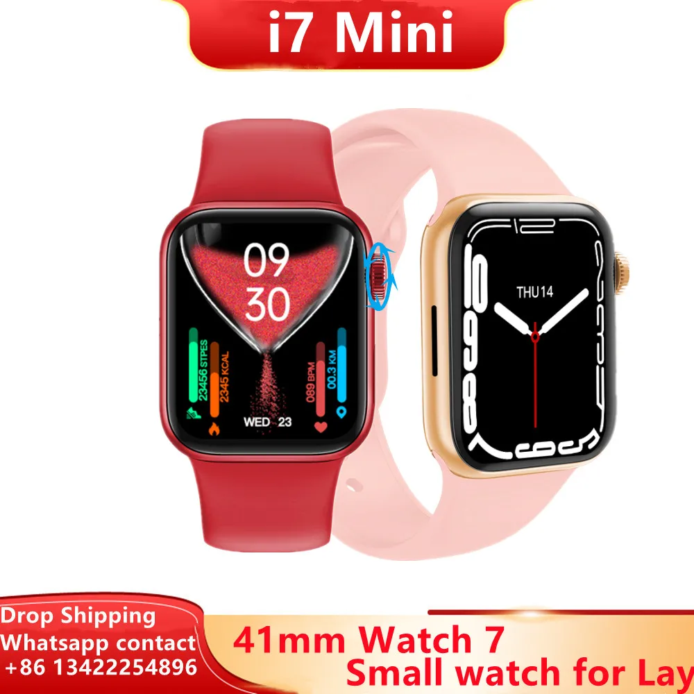 Купить Алиэкспресс | Series 7 i7 Mini 41mm Women Smart Watch 7 ...