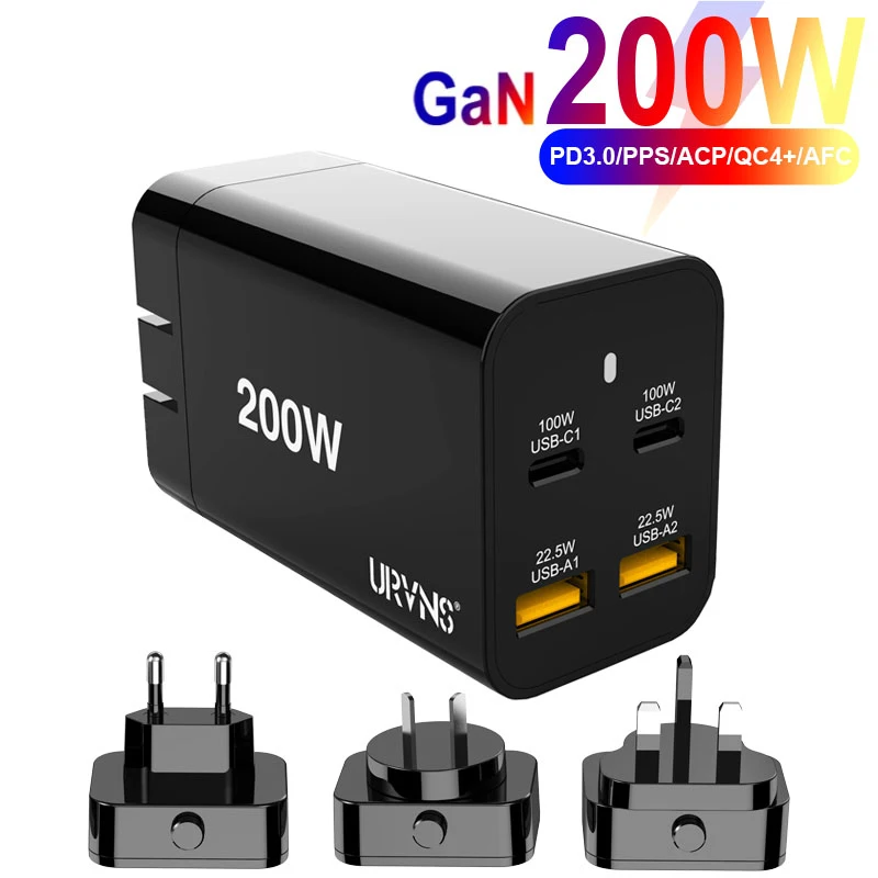 Купить Алиэкспресс | The First 200W USB C Multiport Charger - 4 Port ...