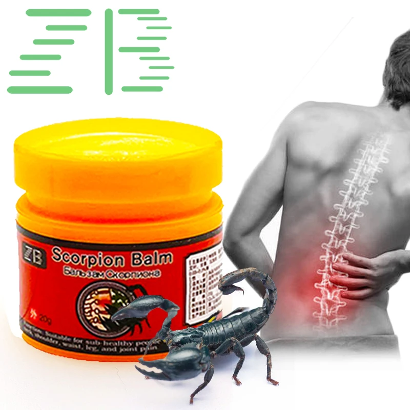 Купить Здоровье | 3Pcs Painkiller Cream Scorpion Venom Ointment ...