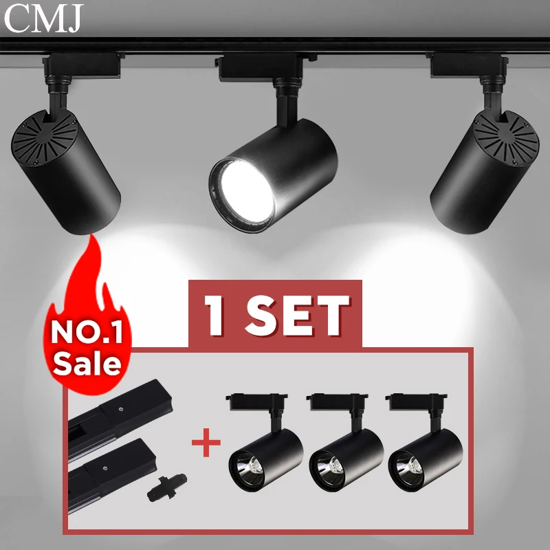 Купить Потолочные светильники и вентиляторы | Track Light 220V COB Set ...