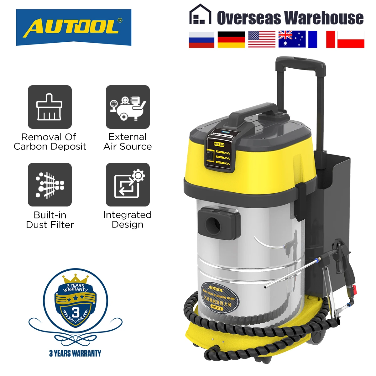 Купить Алиэкспресс | AUTOOL HTS518 Car Engine Carbon Deposition Cleaner ...