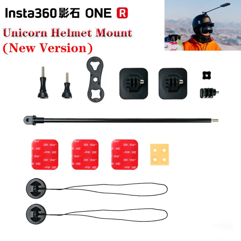 Купить Камера и фото | Insta360 Unicorn Helmet Mount (New Version) For Insta 360 ONE X2 / ONE R ...