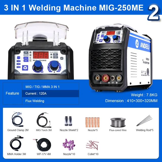 Купить Сварочное оборудование | ANDELI MIG Welding Machine 220V MIG ...