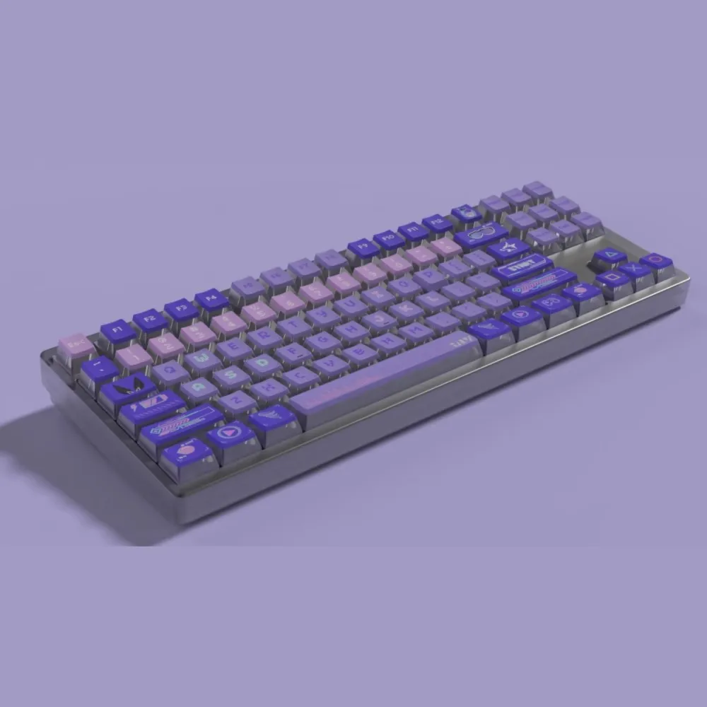 Купить Мышь и клавиатуры | 126 Keys/set Honkai Star Rail Silver Wolf ...