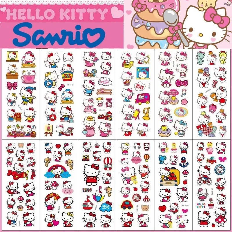Купить Алиэкспресс | 12pcs Hello Kitty 3d Bubble Stickers Three ...