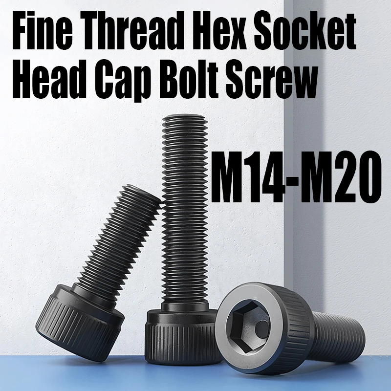 Купить Алиэкспресс | 1PCS M14 M16 M18 M20 Grade 12.9 Carbon Steel Fine ...