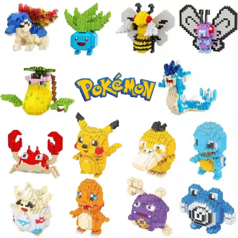 Купить Модельное строительство | 41 Styles Pokemon Building Blocks ...