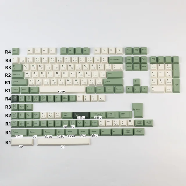 Купить Мышь и клавиатуры | GMK Botanical Key Caps PBT Dye Sublimation ...