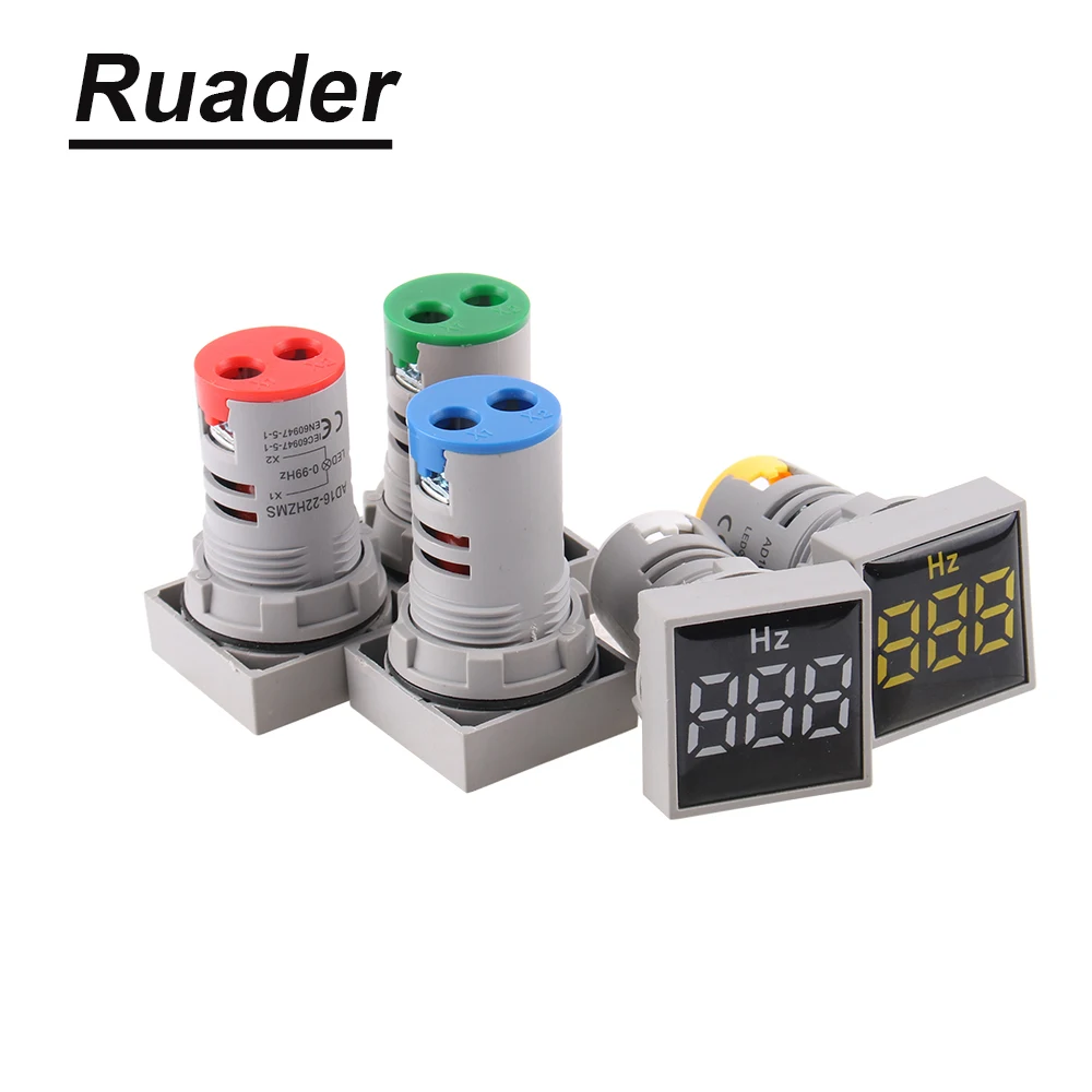 Купить Алиэкспресс | 22mm Square Digital Display Electricity Hertz ...