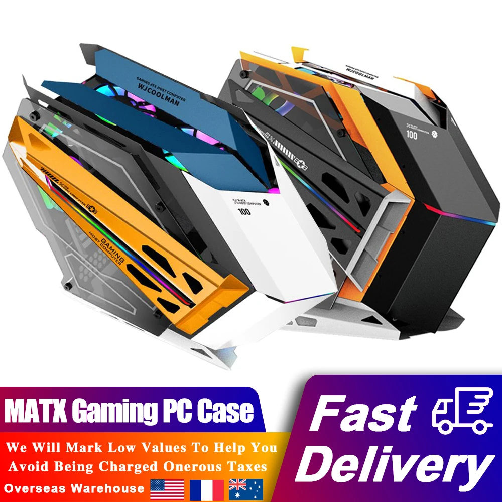 Купить Алиэкспресс | MATX Computer Chassis Cool Gaming PC Case with ...