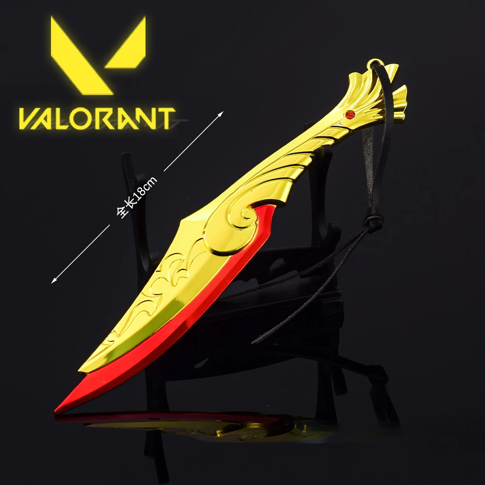 Купить Алиэкспресс | Valorant Weapon Ignite Fan 18cm Knife Weapon Model ...