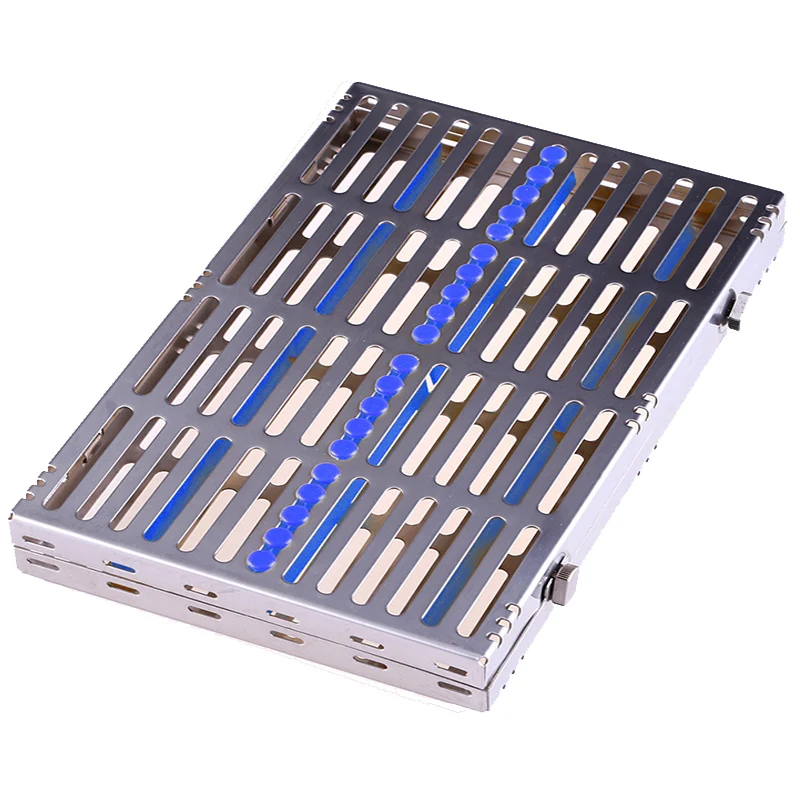 Купить Гигиена полости рта | 20 grid Dental Sterilization Rack Surgical Instrument Autoclavable ...