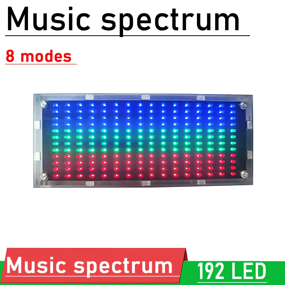 Купить Алиэкспресс | 192 LED Music spectrum Level indicator rhythm ...