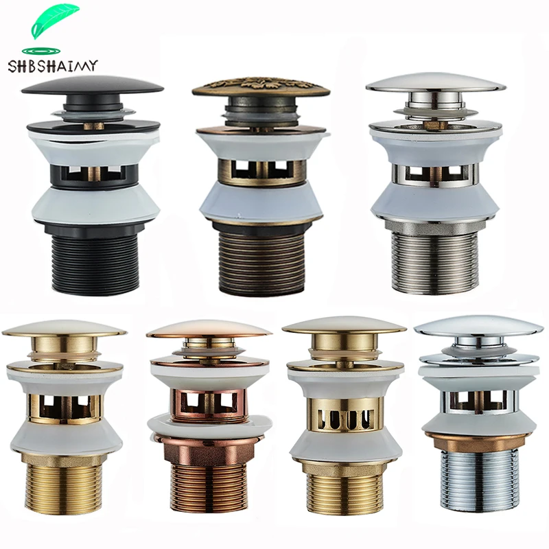 Купить Алиэкспресс | Pop Up Drain Button Bathroom Sink Plug Drainer ...