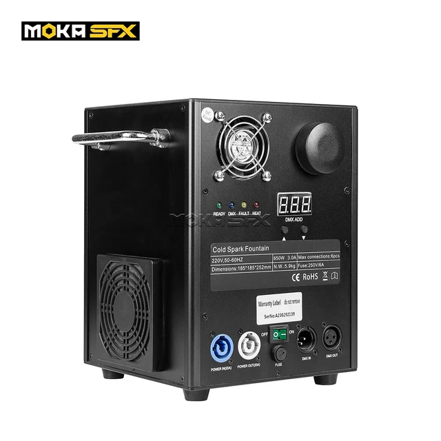 Купить Коммерческое освещение | MOKA SFX 650W Cold Spark Machine DMX ...