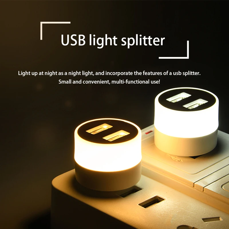 Купить Алиэкспресс | USB Plug Lamp Light With Splitter Computer Mobile ...