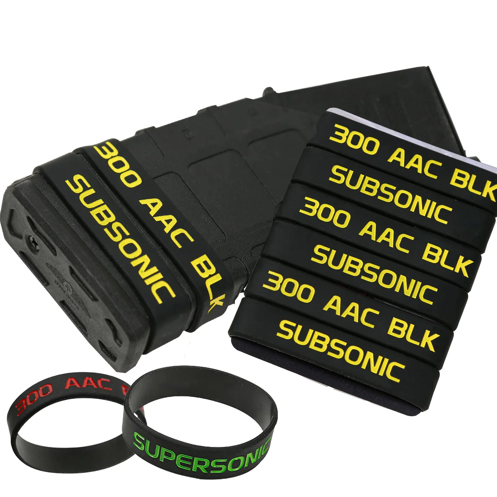 Купить Алиэкспресс | 6pcs/Pack 300 Blackout Magazine Marker Bands ...