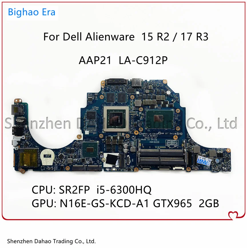 Купить Алиэкспресс | For Dell Alienware 15 R2 17 R3 Laptop Motherboard ...
