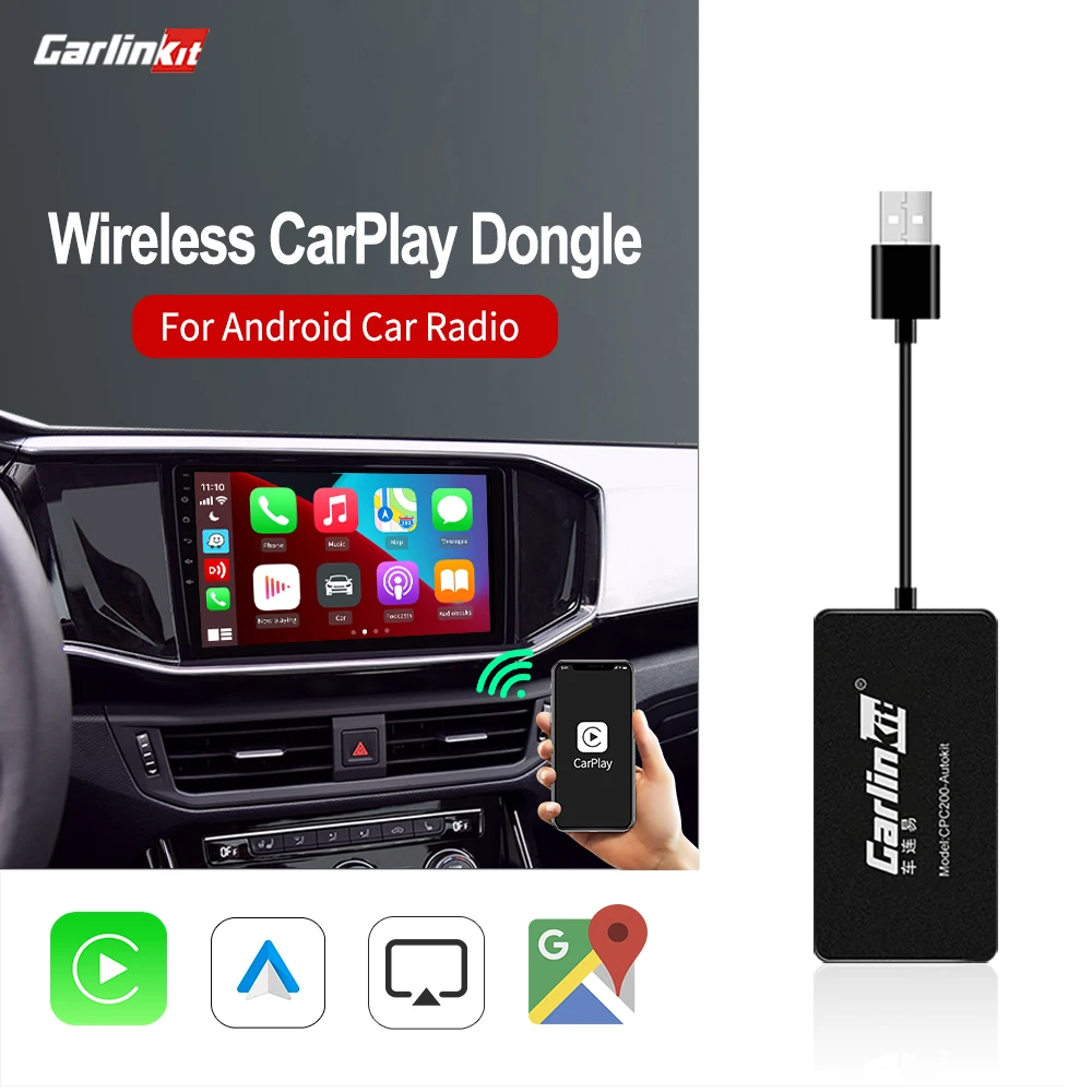Купить Автомобильная электроника | Carlinkit Wireless CarPlay Adapter ...