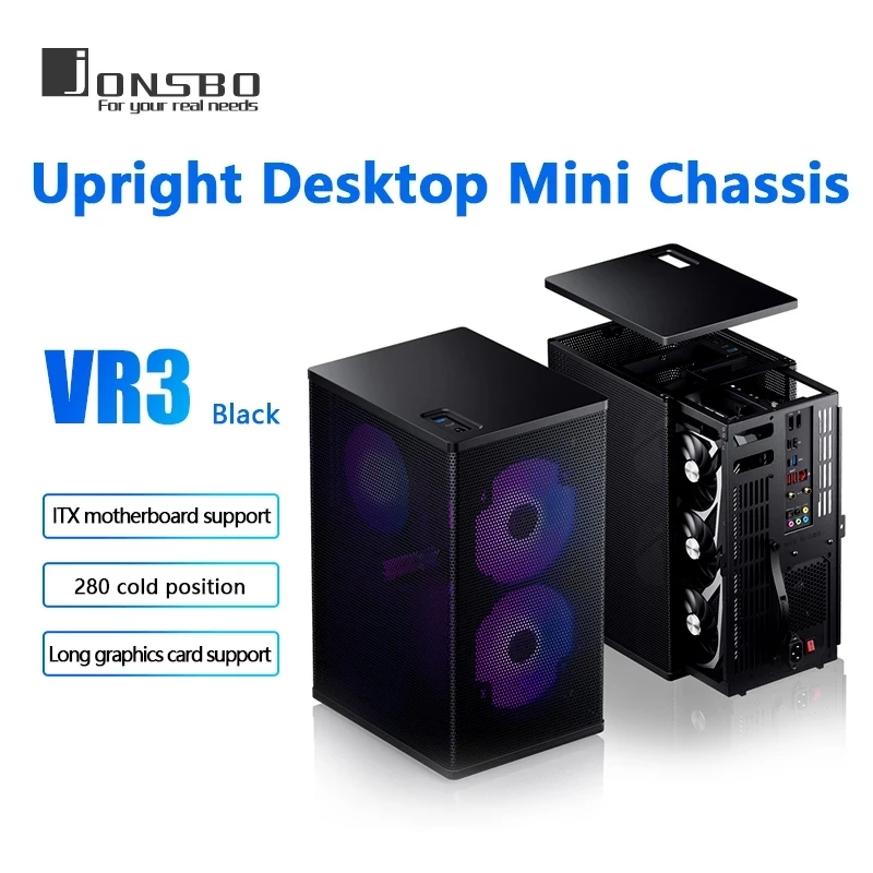 Купить Алиэкспресс | JONSBO VR3 Server Small Case Storage All-In-One Multimedia 4 Hard Disk ...