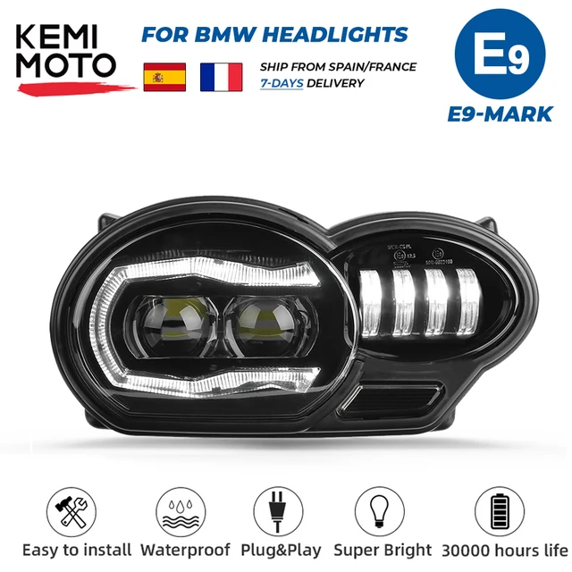 Купить Алиэкспресс | E9 Mark Headlight for BMW R1200GS Adventure 2004 ...