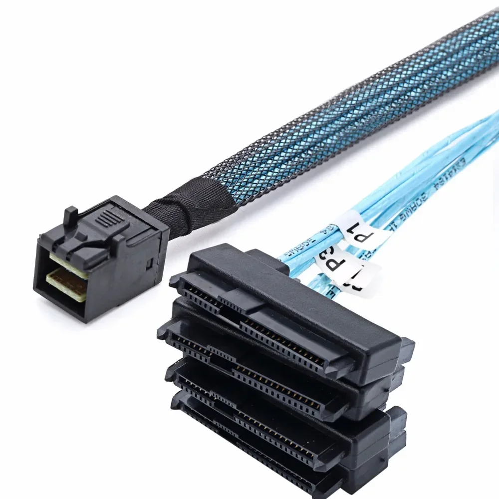 Купить Компьютерные кабели и разъемы | SAS SATA Cable SFF-8643 To 4 SFF ...