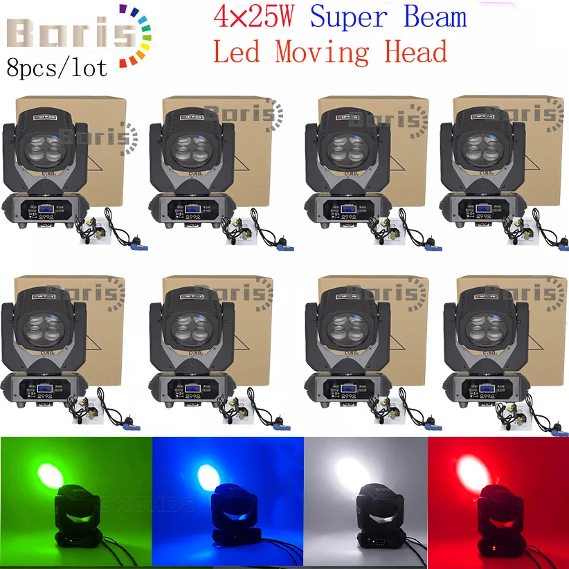 Купить Коммерческое освещение | 8pcs/lot Led Bee Eyes 4X25W Super Beam ...