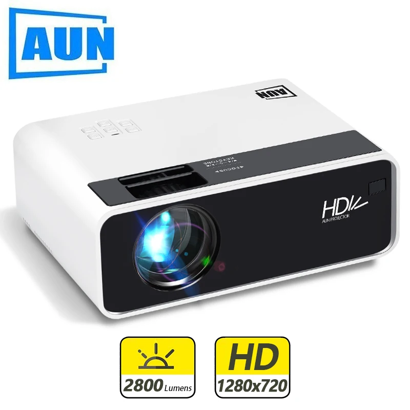 Купить Домашнее аудио и видео | AUN Mini Projector D60 1280 x 720P ...